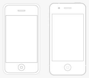 Ios Wireframe Iphone Graffletopia - Iphone PNG Image | Transparent PNG Free Download on SeekPNG
