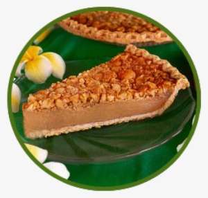 Slice Of Macadamia Nut Pie - Kona Mac Nut Pie PNG Image | Transparent ...