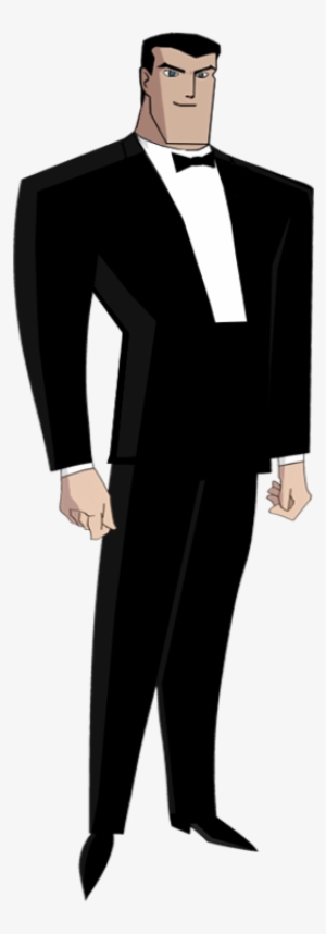 Jl Bruce Wayne With Tuxedo By Alexbadass - Bruce Wayne Cartoon PNG ...
