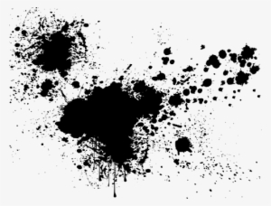 Bercak Tinta Png - Paint Splash Black And White PNG Image | Transparent ...