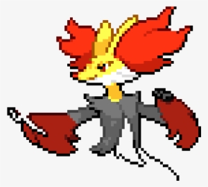 The Warrior Delphox - Drawing PNG Image | Transparent PNG Free Download ...