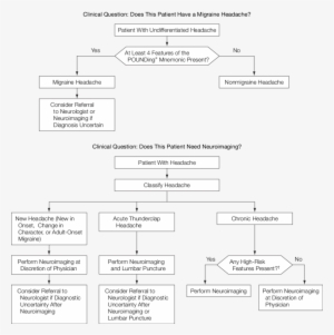 Suggested Algorithm For The Approach To Headache - Headache PNG Image ...