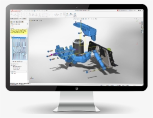 Computer Desktop Monitor - Solidworks Premium 2018 PNG Image ...