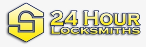 24 Hours Locksmith Service Logo - Vector Graphics PNG Image ...