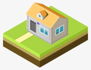 Free Isometric House - Isometric Home PNG Image | Transparent PNG Free ...