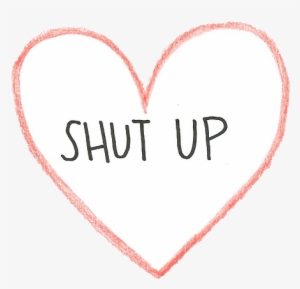 Transparent Girly Tumblr Transparents - Shut Up Heart PNG Image ...