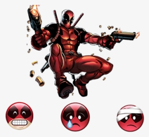 Deadpool Superhero Emoji Cool - Deadpool Comic Png PNG Image ...