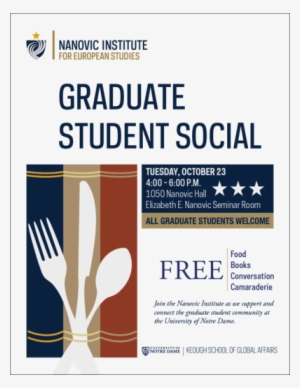 Graduate Student Social - University Of Notre Dame PNG Image ...