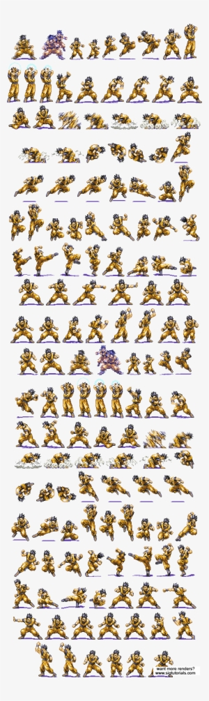 Gohan Sheet - Gohan Transparent Sprite Sheet PNG Image | Transparent ...