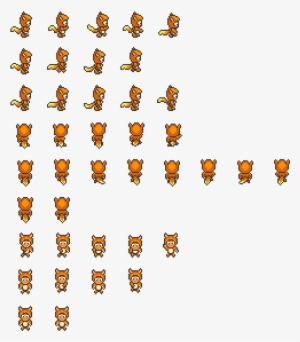 Preview - Pixel Character Sprite Sheet PNG Image | Transparent PNG Free ...