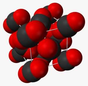 Carbon Dioxide Unit Cell 3d Vdw - Carbon Dioxide PNG Image ...