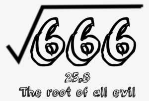Root 666 = - 666 Root PNG Image | Transparent PNG Free Download on SeekPNG