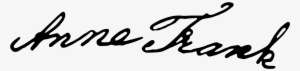 Open - Anne Frank In Cursive PNG Image | Transparent PNG Free Download ...