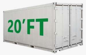 Shipping Container 20ft - Intermodal Container PNG Image | Transparent ...