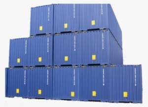 Collection Blue Containers - Shipping Container PNG Image | Transparent ...