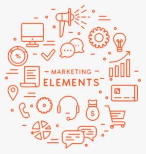Online Marketing - Circular Marketing Elements PNG Image | Transparent ...