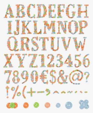 Buttons Color Font - Font PNG Image | Transparent PNG Free Download on ...