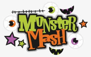 Halloween Movie Vector Library Library - Monster Mash Logo PNG Image ...