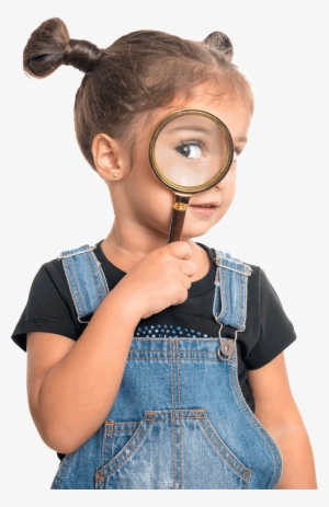 Searching-girl - Science Experiences Reflecting The Eylf PNG Image ...