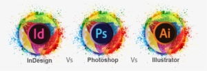 Adobe Photoshop, Illustrator And Indesign - Adobe Illustrator PNG Image ...