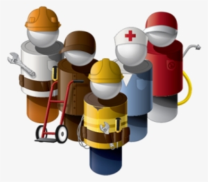 Industrial Clipart Service Technician - Cartoon PNG Image | Transparent ...