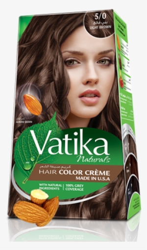 Vatika Kit Color Light Brown - Vatika Henna Light Brown PNG Image ...