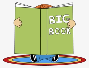 Kid Reading A Big Book Clip Art - Clip Art Big Books PNG Image ...