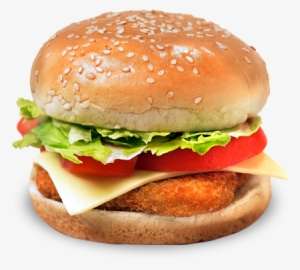 Download Spicy Paneer Burger - Veg Cheese Burger | Transparent PNG ...