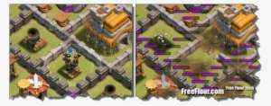 Coc Attack Strategy Lightning Dragon Air Defense - Hall PNG Image ...