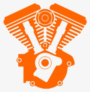 Engine Icon2 Wider - Harley Davidson Engine Vector PNG Image ...