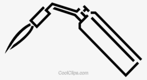 Blow Torch Royalty Free Vector Clip Art Illustration - Blow Torch ...
