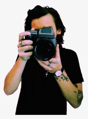 2 - Harry Styles Com Camera PNG Image | Transparent PNG Free Download ...