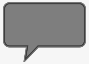 Speech Bubble - Grey Speech Bubble Png PNG Image | Transparent PNG Free ...