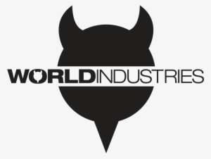 Throwback Devil Logo Sticker - World Industries PNG Image | Transparent ...