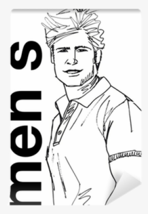 Sketch Of Handsome Man Face - Dibujos De Hombre Guapo PNG Image ...