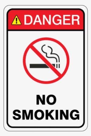 Danger No Smoking Sign - No Smoking Sign PNG Image | Transparent PNG ...