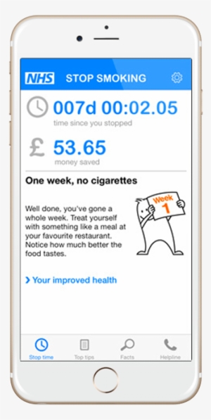 Smoke Free App - Mobile App PNG Image | Transparent PNG Free Download ...