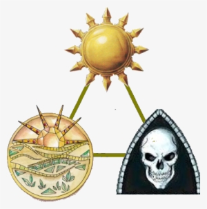 Three Faced Sun Symbol - Lathander Symbol PNG Image | Transparent PNG ...