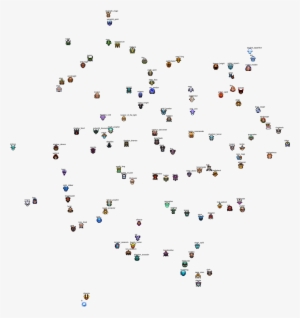 Visualizing Hero Similarities Based On Their - Illustration PNG Image ...