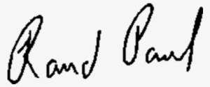Rand Paul, Md - Rand Paul Signature PNG Image | Transparent PNG Free ...