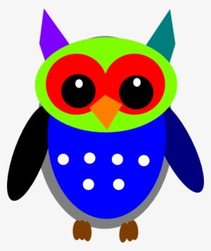 Hippie Clipart Owl - Red Owl Cartoon PNG Image | Transparent PNG Free ...