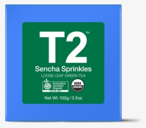 Organic Sencha Sprinkles Loose Leaf Gift Cube - T2 Tea PNG Image ...