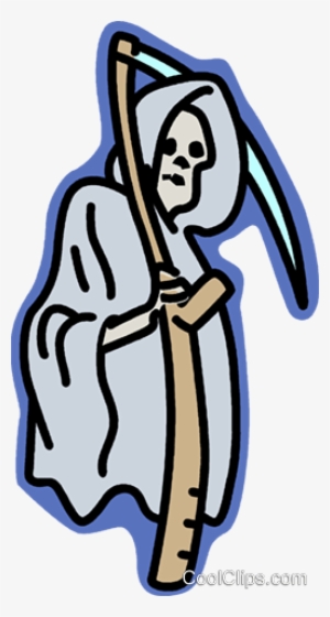 Grim Reaper Royalty Free Vector Clip Art Illustration - Clipart Death ...
