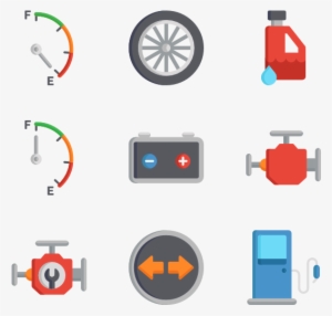 Car Engine - Flat Icon Motor PNG Image | Transparent PNG Free Download ...