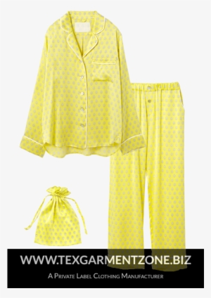 Ladies Soft Silk Nightwear Lingerie Cardigan Pajama - Pajamas PNG Image ...