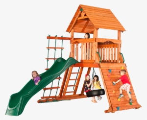 Sequoia Fort Climbing Frame - Grand Sequoia Backyard PNG Image ...