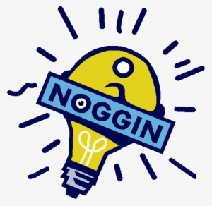 Noggin Lightbulb Pose - Noggin Lightbulb Logo PNG Image | Transparent ...
