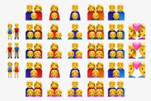 Diverse Family And Relationship Set Ups Get Their Own - Couple Emoji ...