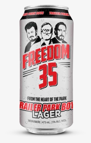 Try This Fucking Beer Or Be A Greasy Bastard - Freedom 35 Beer Trailer Park Boys PNG Image ...