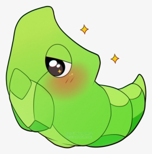 Art By Op Pkmnart Metapod Chibi Pokemon Seviyummy - Cartoon PNG Image ...